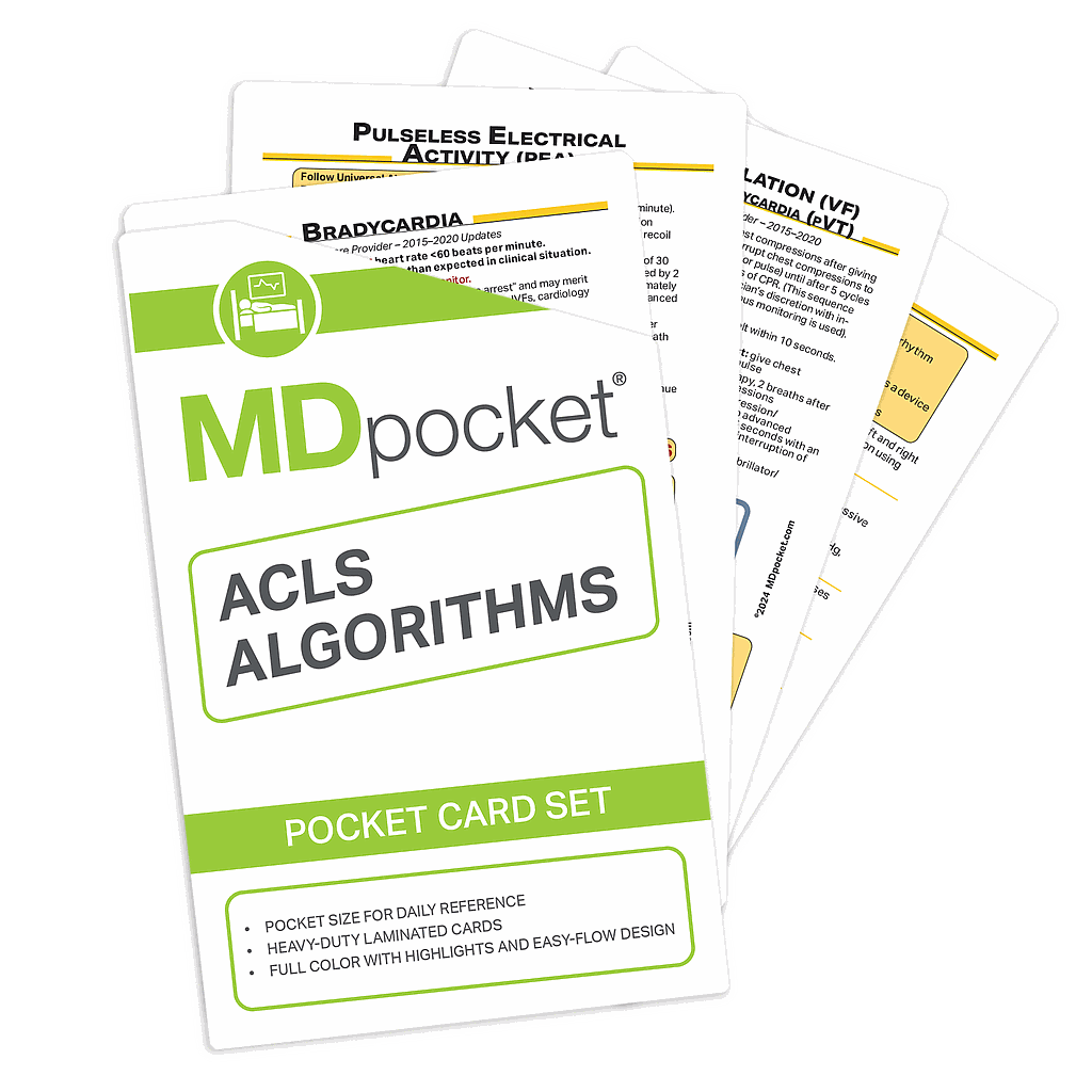 ACLS Reference Card Set | MedInfo